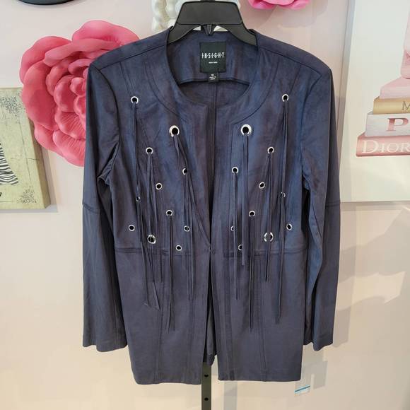 Insight | Jackets & Coats | New Insight Marine Fringe Jacket In Marine ...